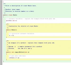 Crear clases en BlueJ - Curso de Java con BlueJ