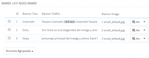 Bloque de banners dinámicos en Prestashop - Módulo gratis