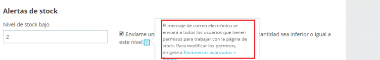 Configurar las alertas de email en Prestashop 1.7 - Manual
